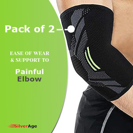 SilverAge® Elbow Support Pack of 2 – HAXOR